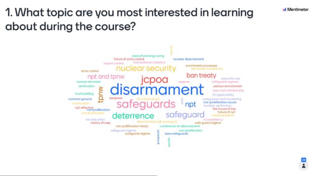 March 2021 Online Short Course on Nuclear Non-Proliferation and ...